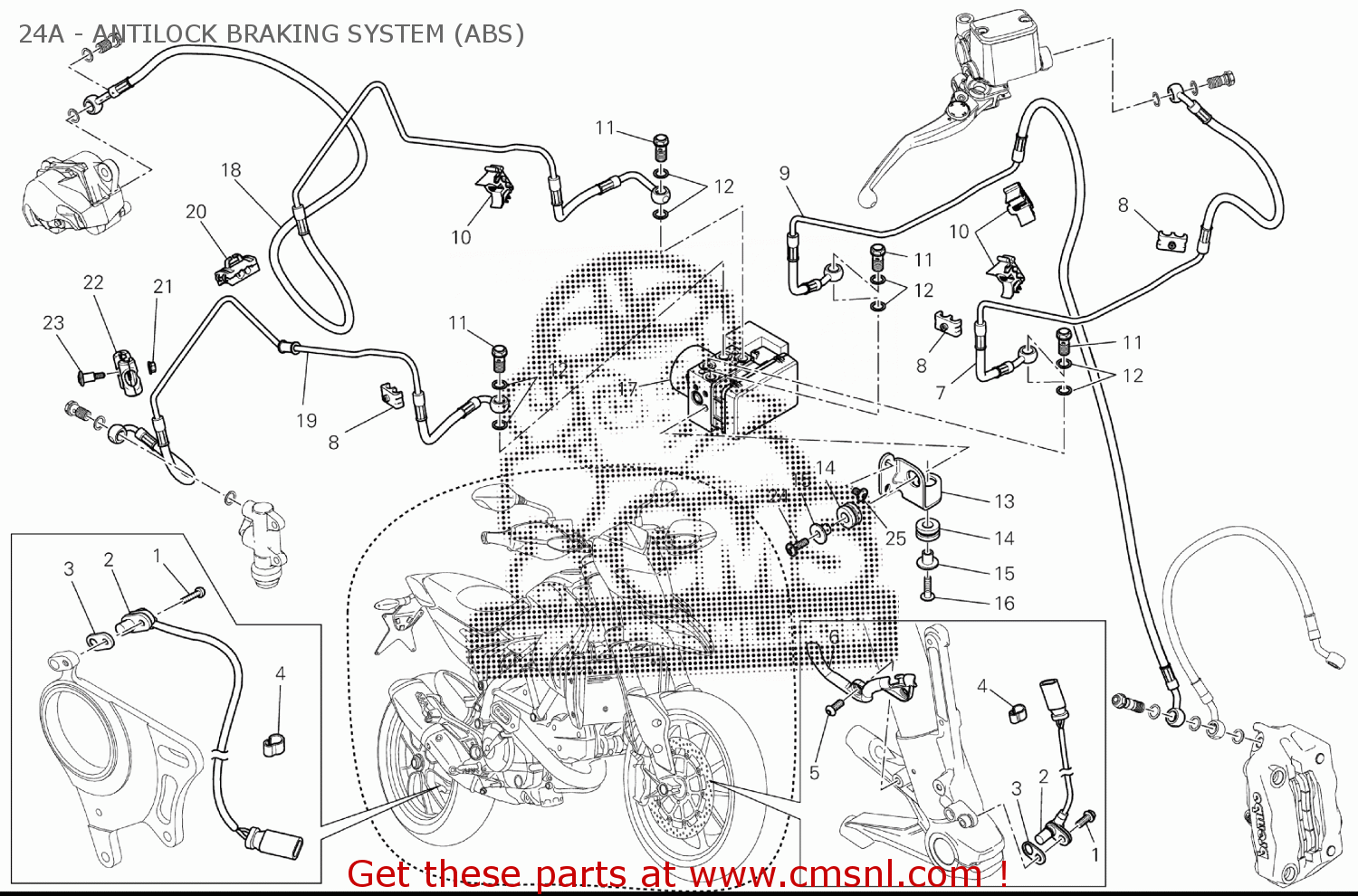 61810451C: Front Master Cylinder - Cpu Line Ducati - buy the 61810451C ...