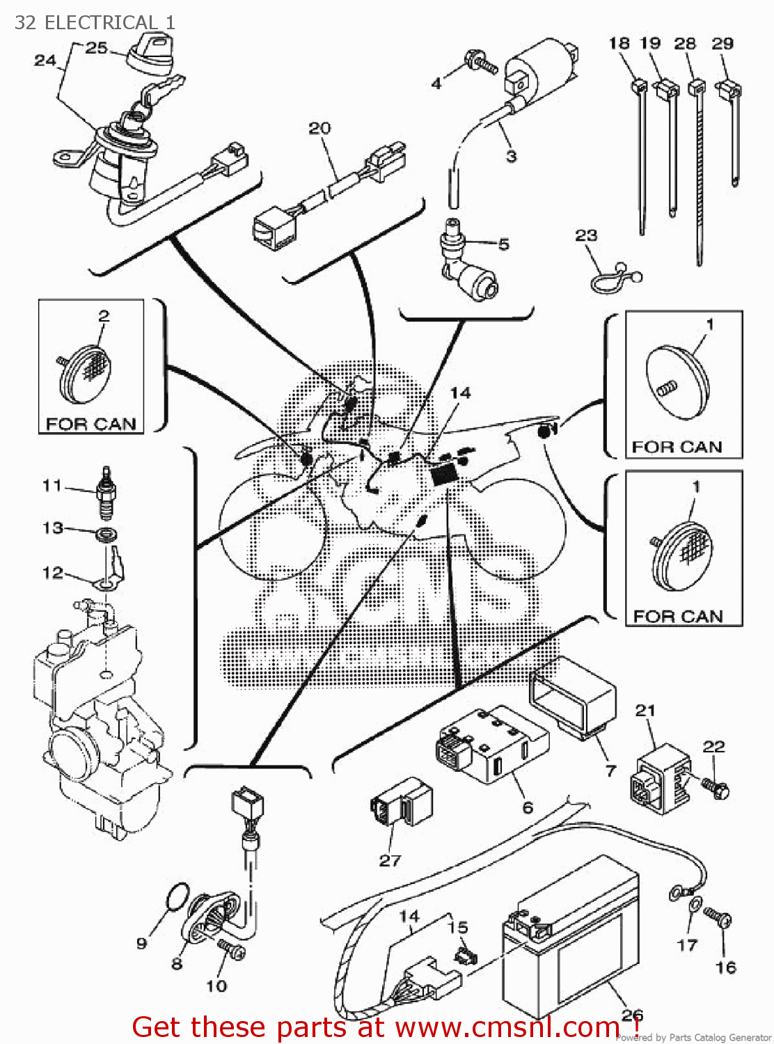 3S0H254000: Neutral Switch Assy Yamaha - buy the 3S0-H2540-00 at CMSNL