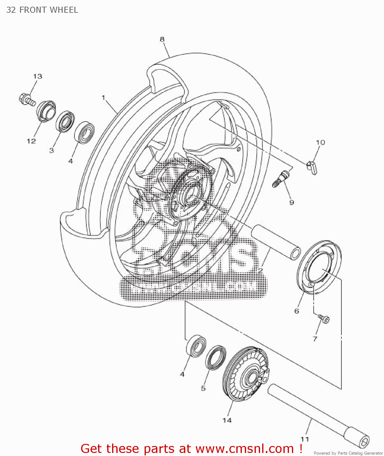2S32517G00: Rotor, Sensor Yamaha - buy the 2S3-2517G-00 at CMSNL