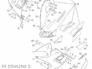 1HDF839010: Graphic Set, Cowli Yamaha - buy the 1HD-F8390-10 at CMSNL