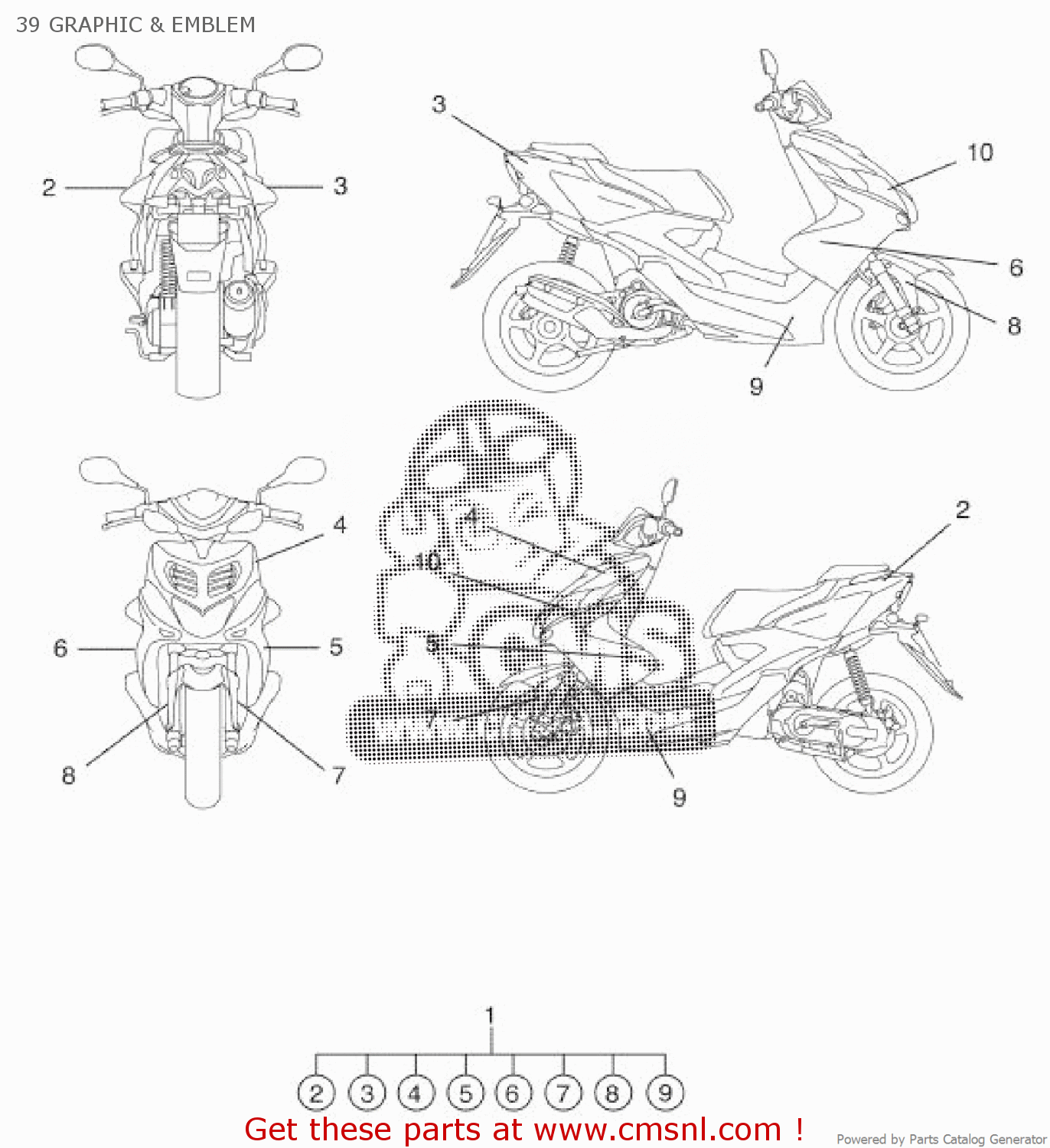 1PHF17AA60: Graphic Master Sheet Yamaha - buy the 1PH-F17AA-60-00 at CMSNL