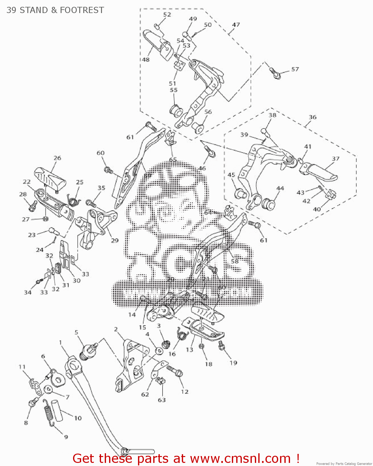 2S32731500: Link, Side Stand Yamaha - buy the 2S3-27315-00 at CMSNL