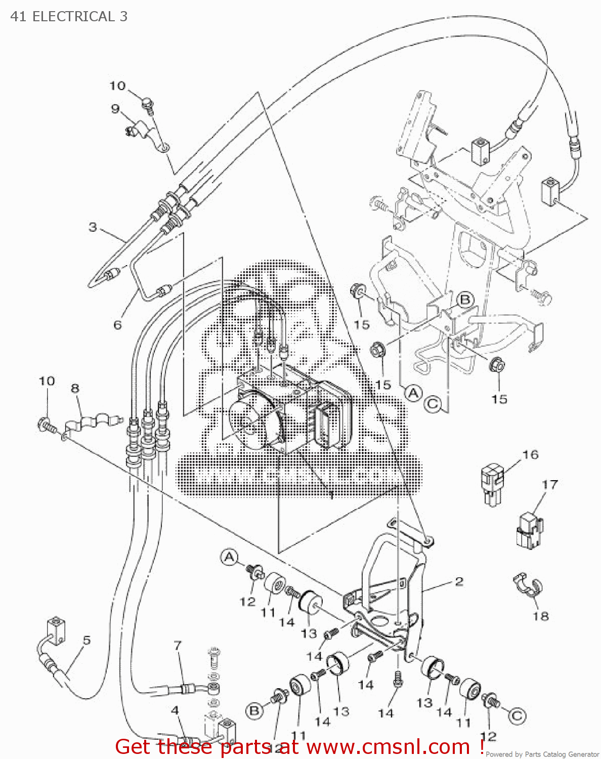 2CM8593009: Hydraulic Unit Assy Yamaha - buy the 2CM-85930-09-00 at CMSNL