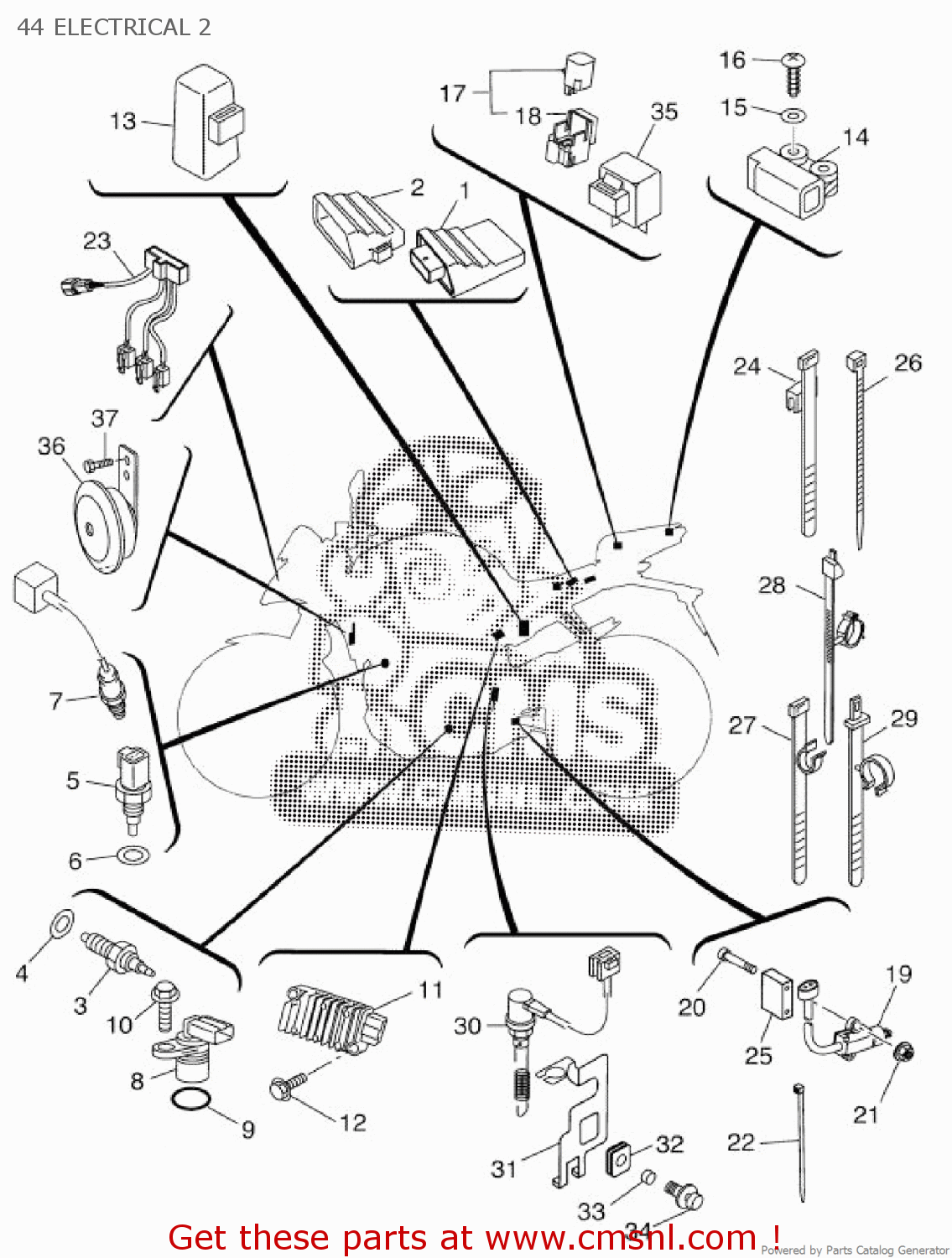 5D7H591A20: Eng Cont Unit Assy Yamaha - buy the 5D7-H591A-20 at CMSNL