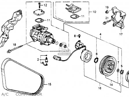 38810PT3013: Compressor Assy Honda - buy the 38810-PT3-013 at CMSNL