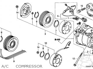 38920PNB004: Belt,compressor Honda - buy the 38920-PNB-004 at CMSNL
