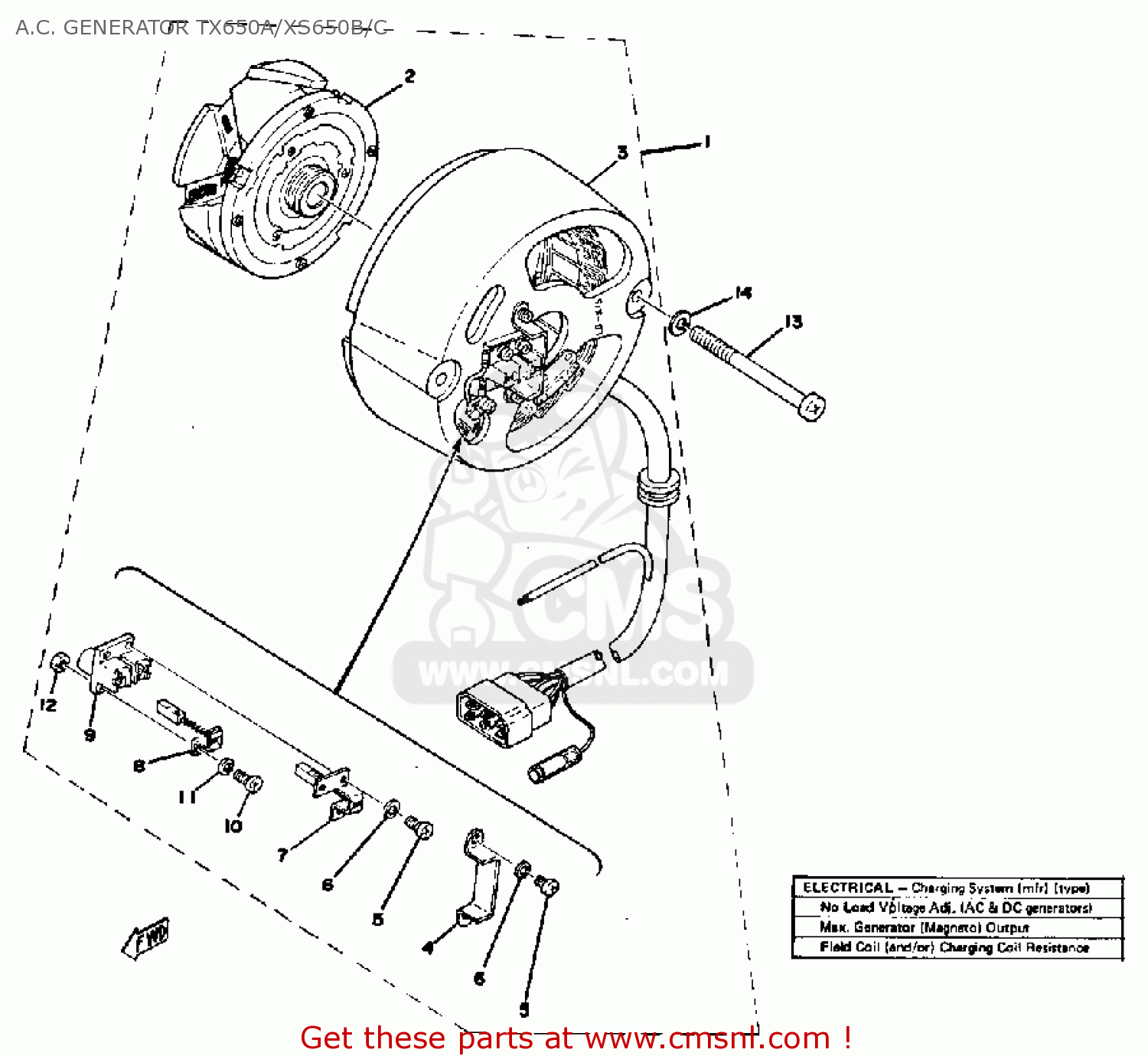 9999900904: Ac Generator Assy Yamaha - buy the 99999-00904 at CMSNL