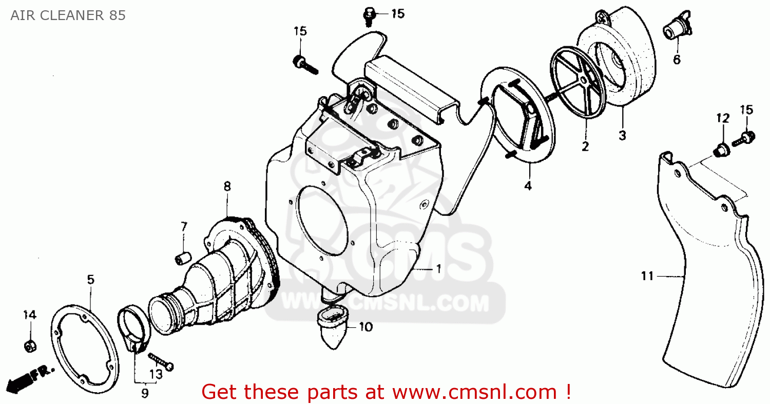 17358GC4830: Tube,drain Honda - buy the 17358-GC4-830 at CMSNL