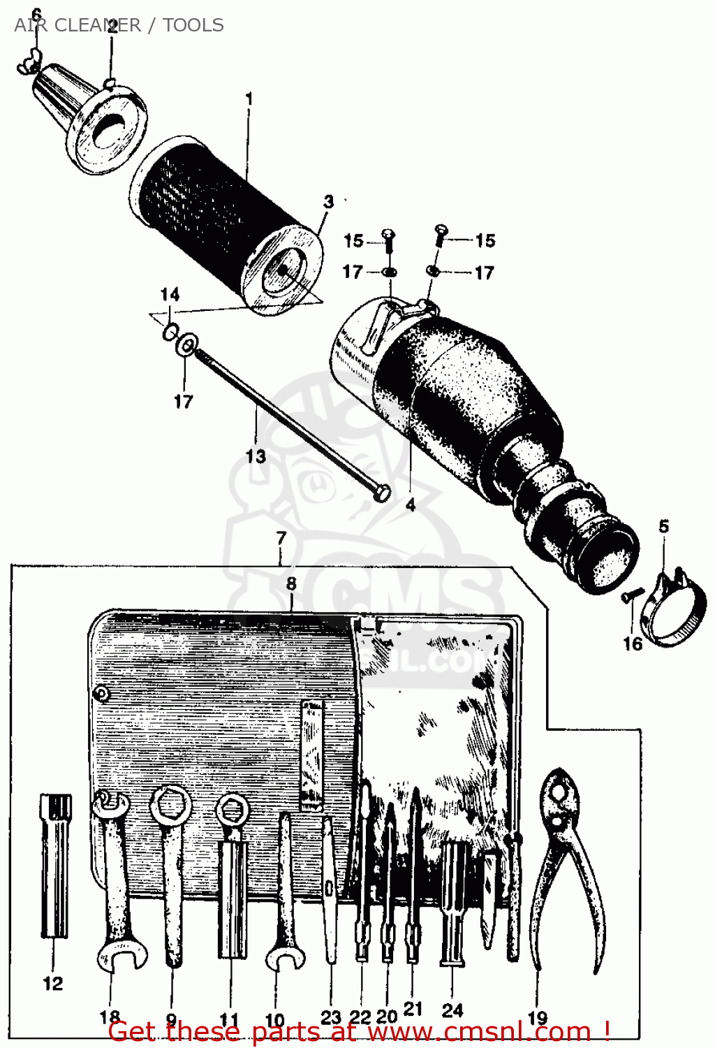 89010230000: Tool Assy Honda - buy the 89010-230-000 at CMSNL