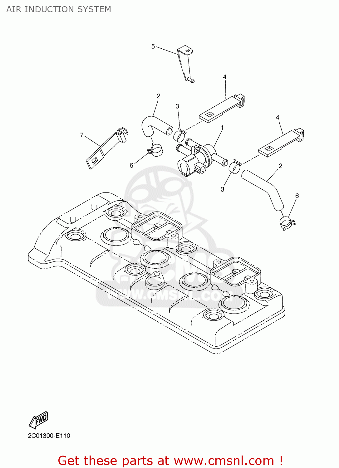 2C02124900: Bracket Yamaha - buy the 2C0-21249-00-00 at CMSNL