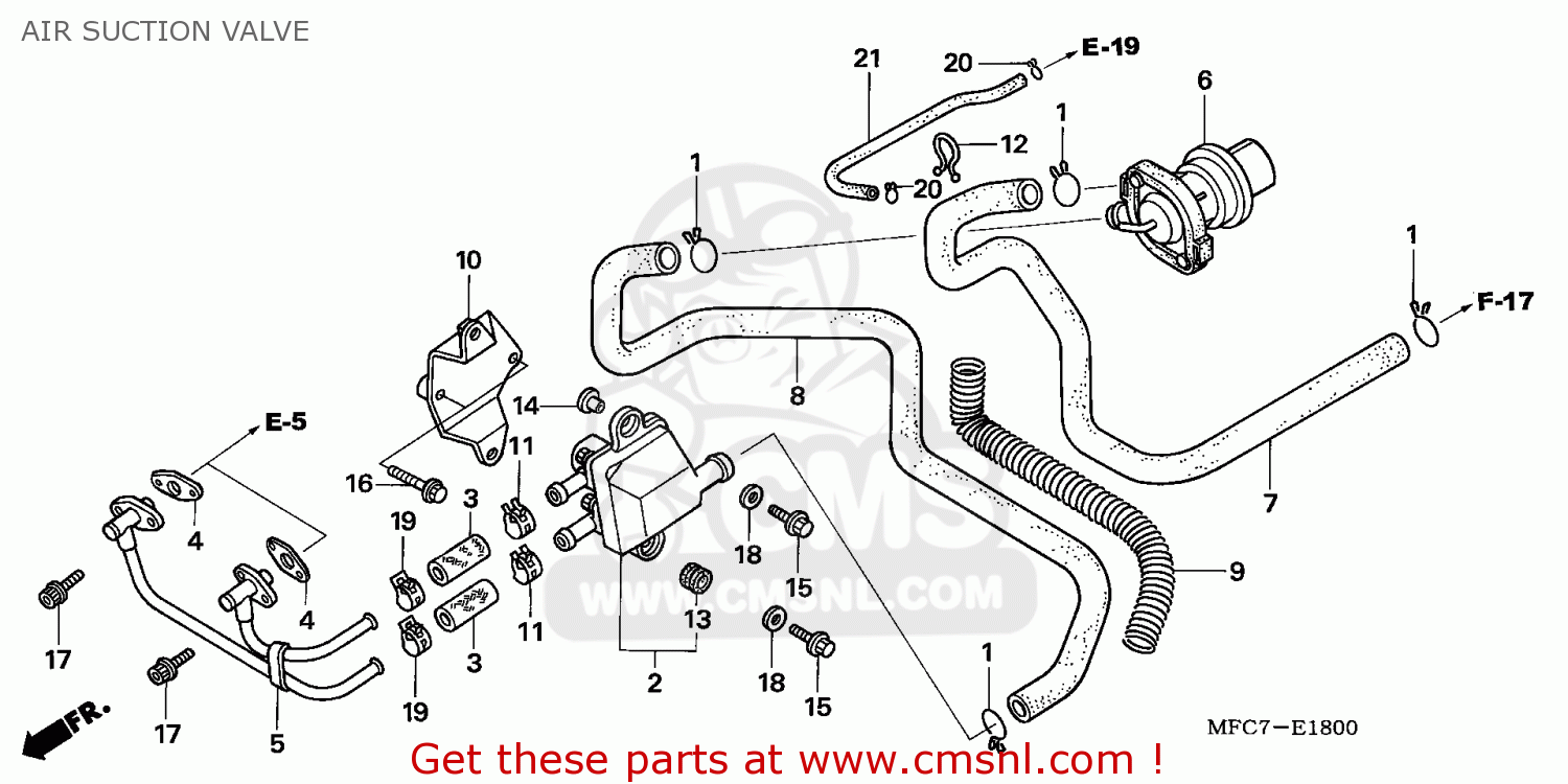 18651MFC640: Tube,aicv In Honda - buy the 18651-MFC-640 at CMSNL