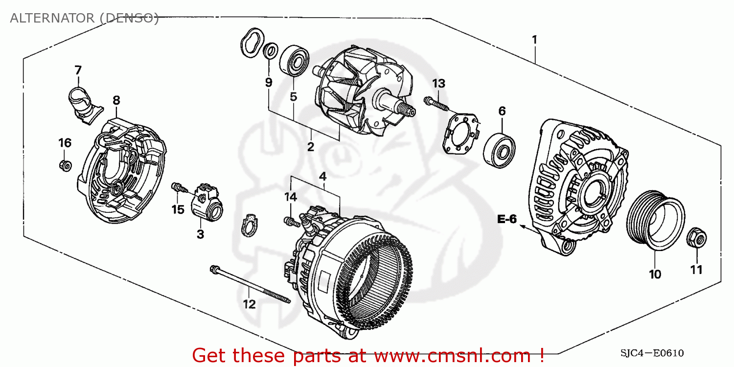 31100RJAA01: Ac Generator Assy Honda - buy the 31100-RJA-A01 at CMSNL