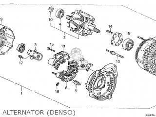 AC GENERATOR ASSY for ODYSSEY 1999 (X) 5DR EX (KA) - order at CMSNL
