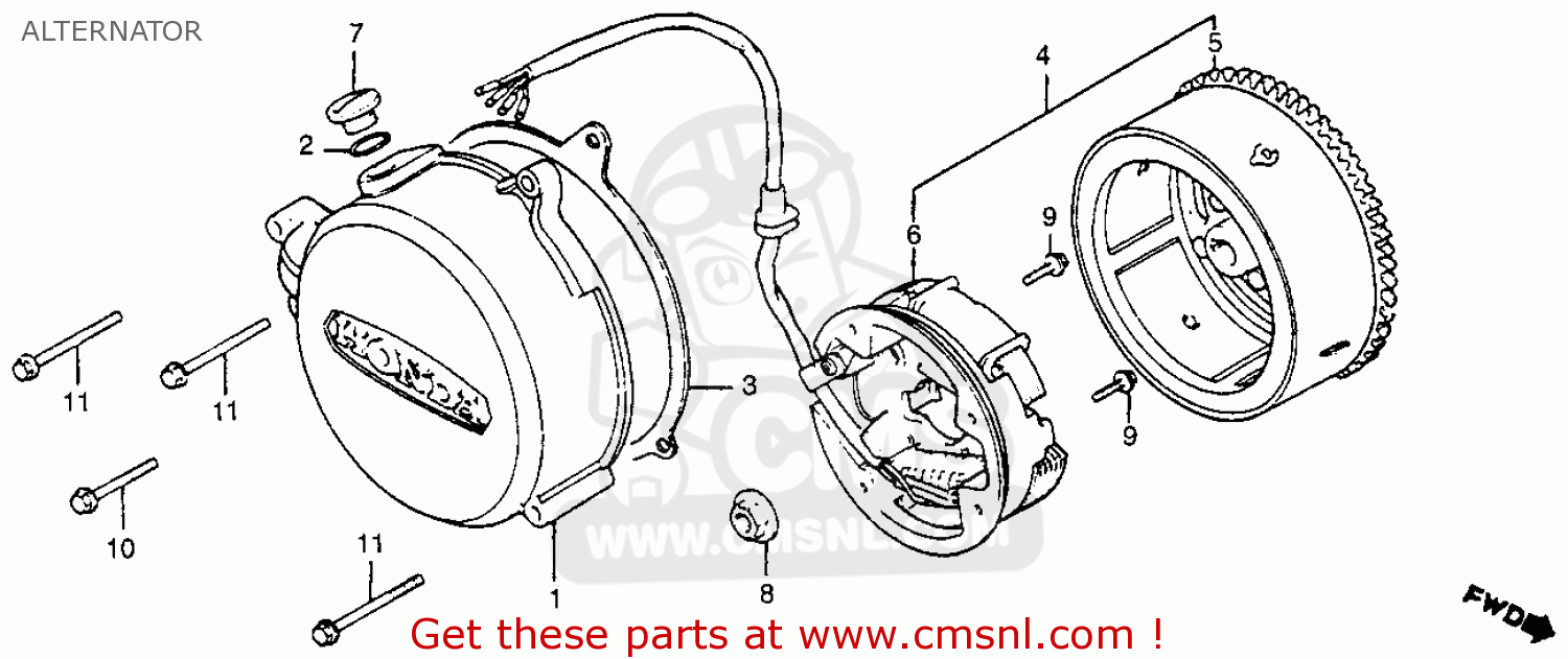 31100GC1701: Ac.gen Assy Honda - buy the 31100-GC1-701 at CMSNL