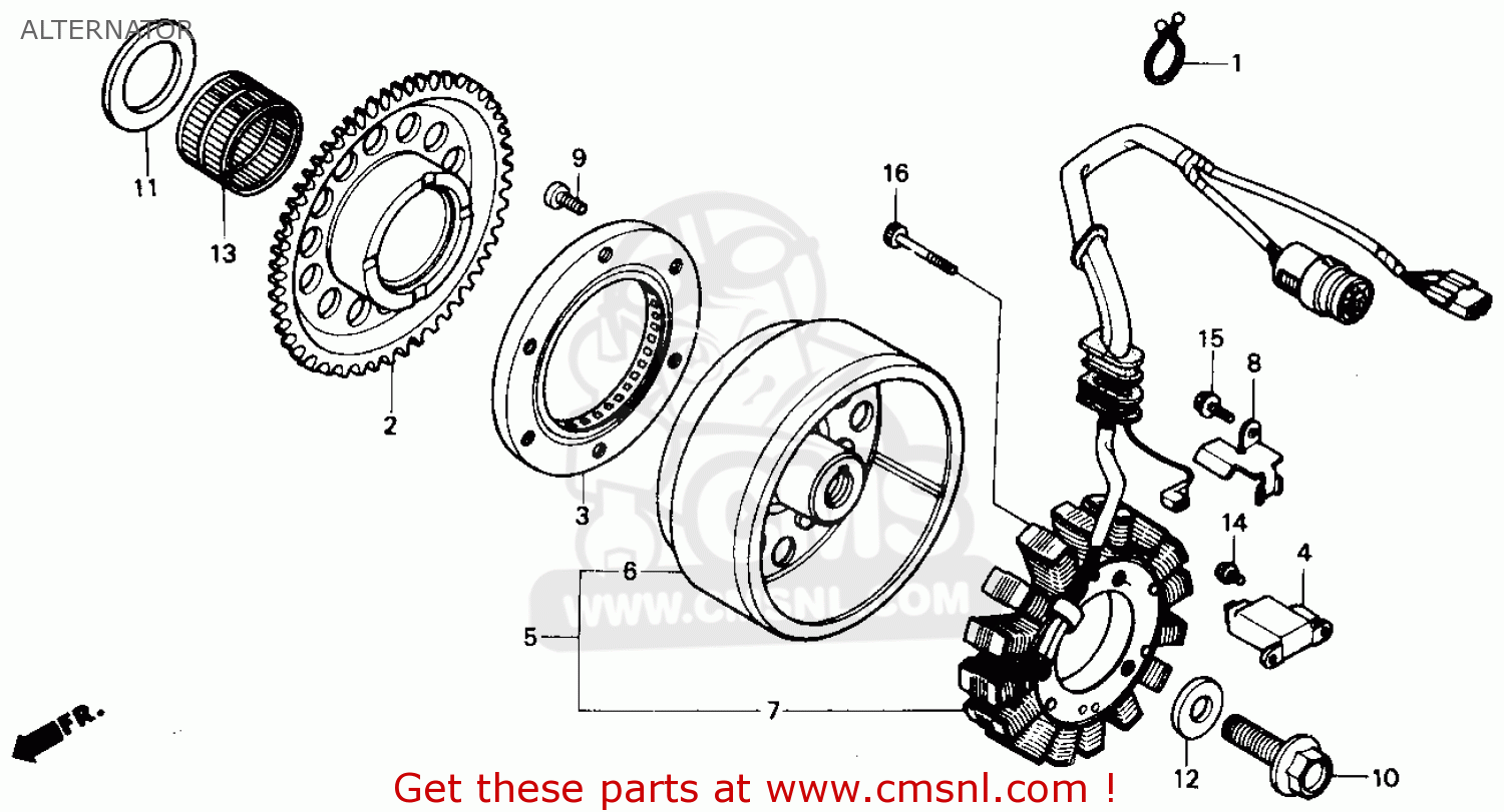 31100HC4013: Ac Gen Assy. Honda - buy the 31100-HC4-013 at CMSNL