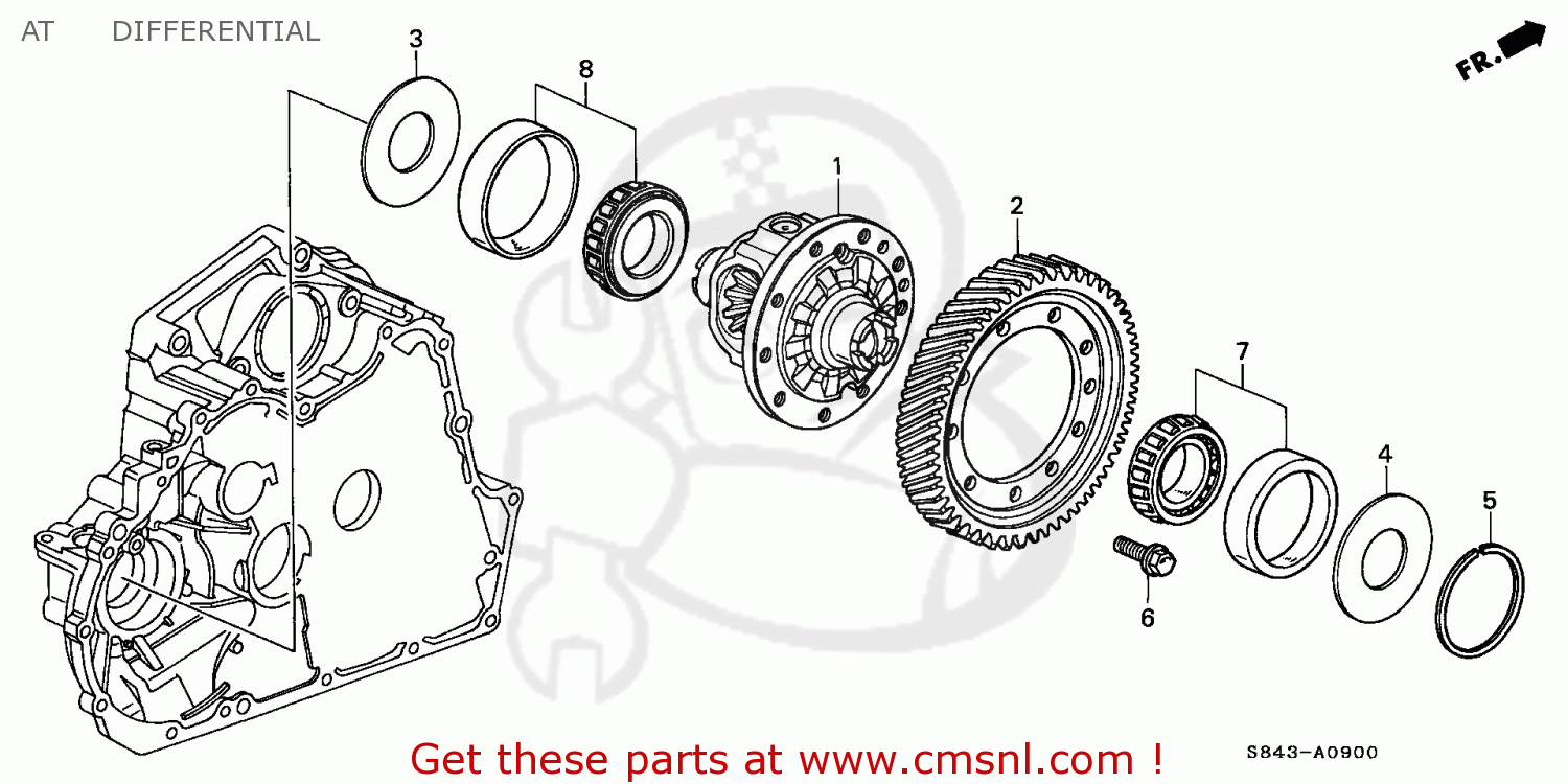 41100PCJ900: Diff Comp Honda - buy the 41100-PCJ-900 at CMSNL