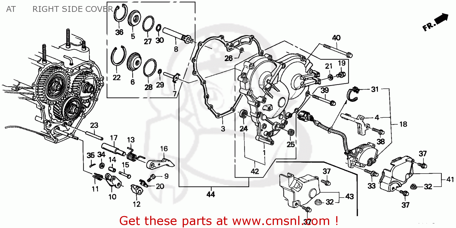 21230PAX000: Cover Comp. Honda - buy the 21230-PAX-000 at CMSNL