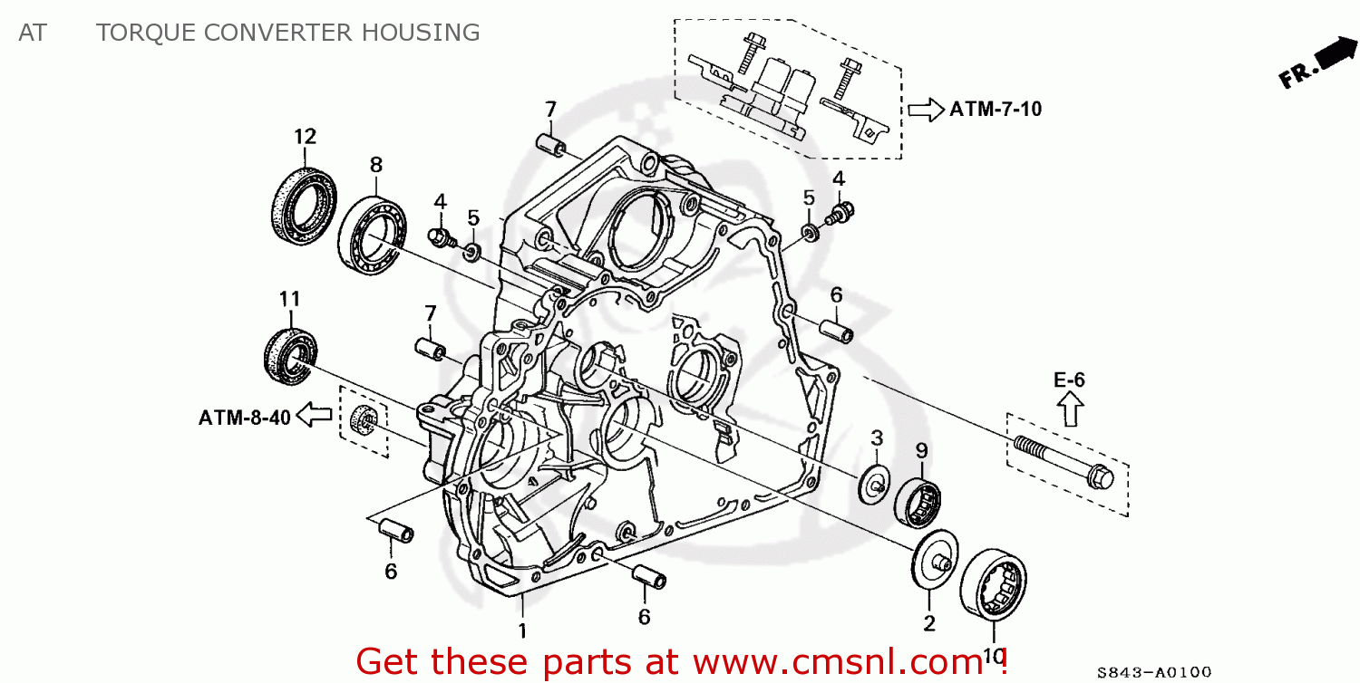 21111PCJ315: Case,tc (parts Ma Honda - buy the 21111-PCJ-315 at CMSNL