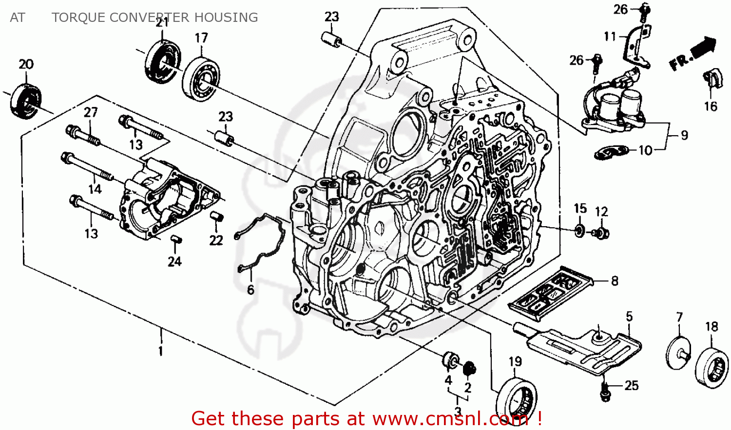 25420PL5000: Strainer,atf Honda - buy the 25420-PL5-000 at CMSNL