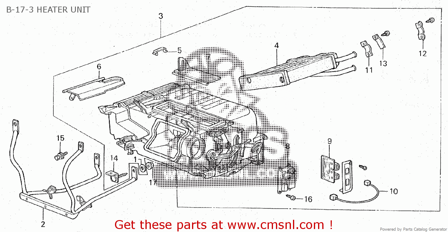 79100SE0K12: Heater Unit Assy. Honda - buy the 79100-SE0-K12 at CMSNL