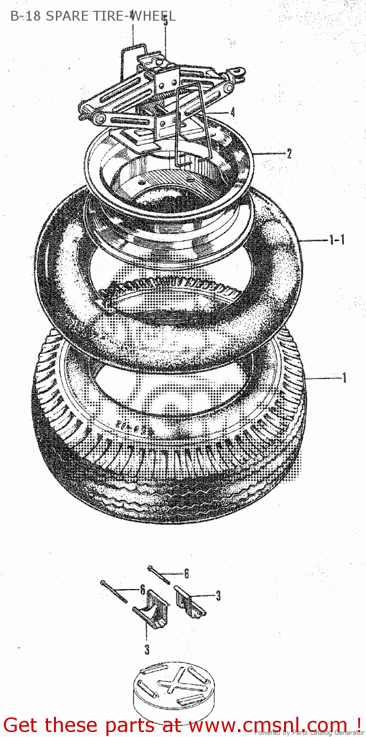 65901500010: Catch, Wheel Honda - buy the 65901-500-010 at CMSNL