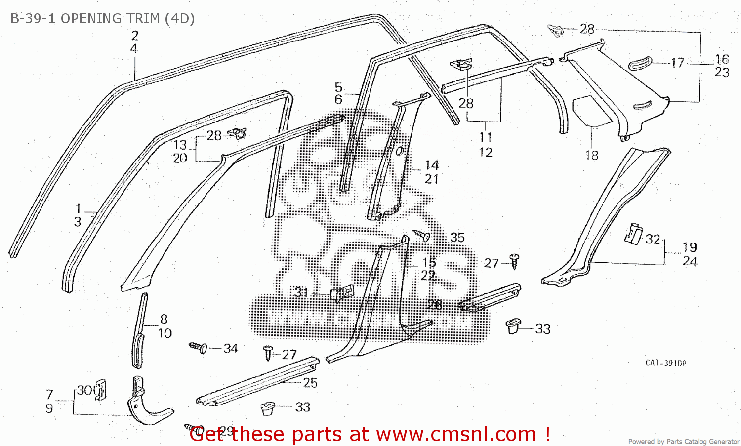 84161SE3010ZA: Lining,l.*nh-91l* Honda - buy the 84161-SE3-010ZA at CMSNL