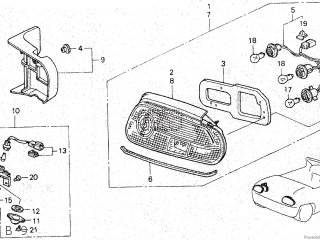 33500SS1003: Tail Light Assy,r Honda - buy the 33500-SS1-003 at CMSNL