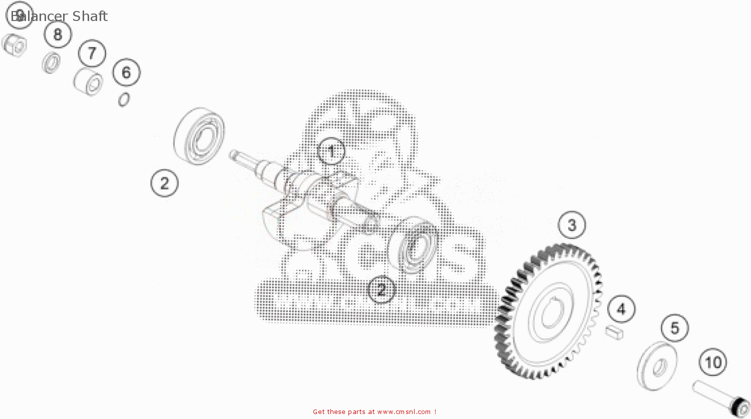 HH COLLAR SCREW M6X16 for 390 Adventure, orange - CKD CO 2020 - order ...