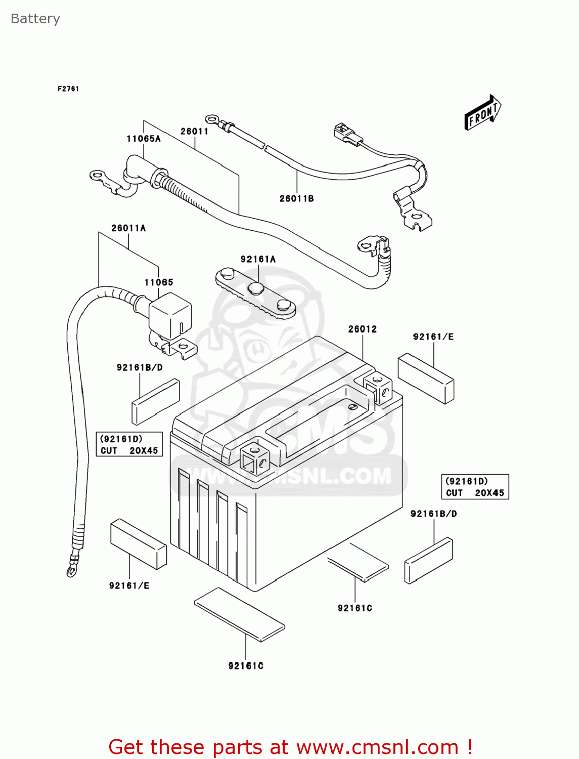11065S040: Cap,starter Motor Ter Kawasaki - buy the 11065-S040 at CMSNL