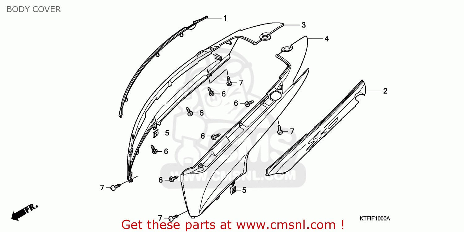 83450KTG750ZA: Set Illust,r*nh1* Honda - buy the 83450-KTG-750ZA at CMSNL