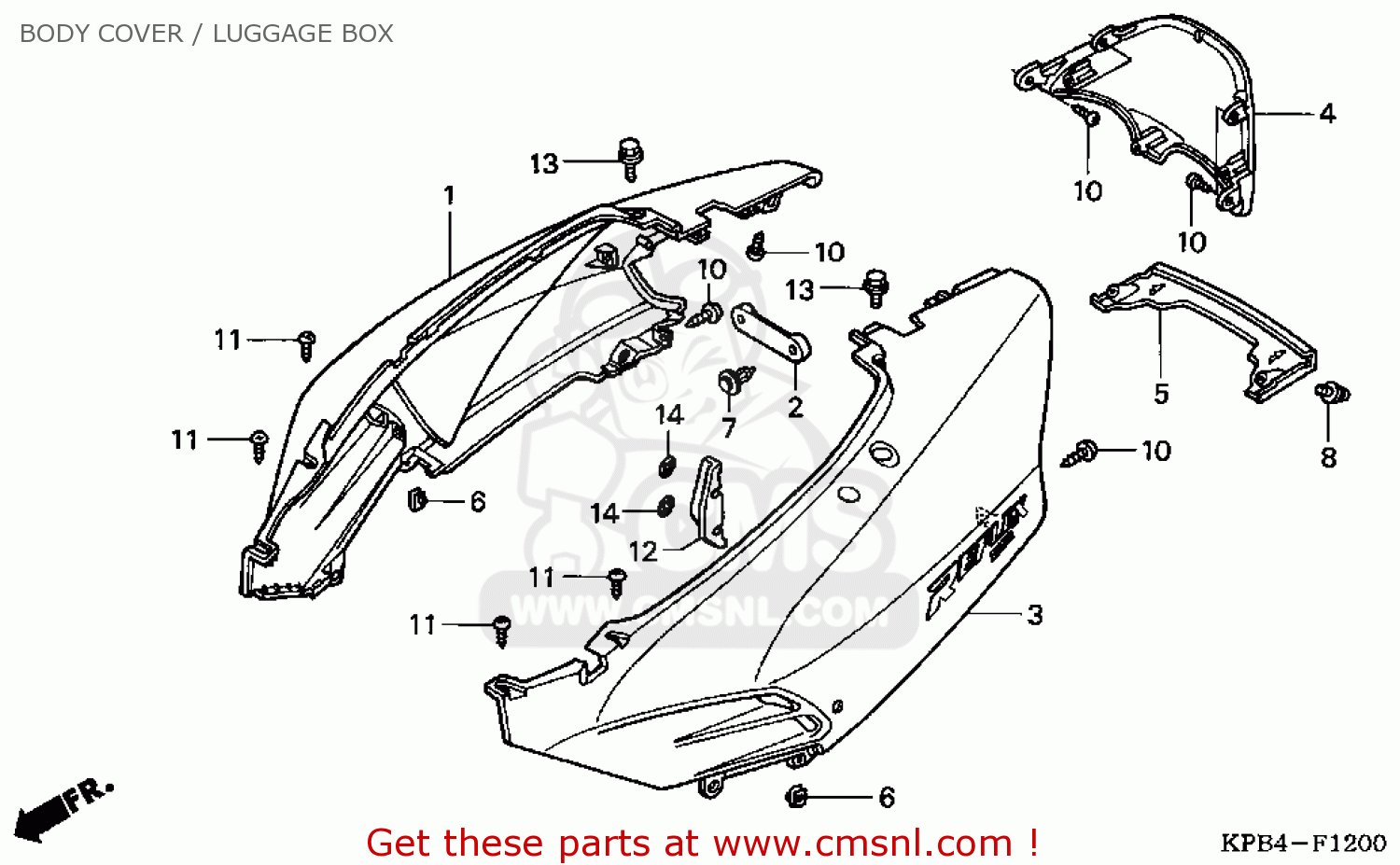 83600KPB000ZA: Set Illust*type1* Honda - buy the 83600-KPB-000ZA at CMSNL