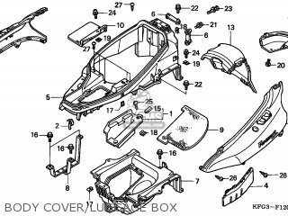 83600KFG640ZA: Cover Set, Rr. Body Honda - buy the 83600-KFG-640ZA at CMSNL