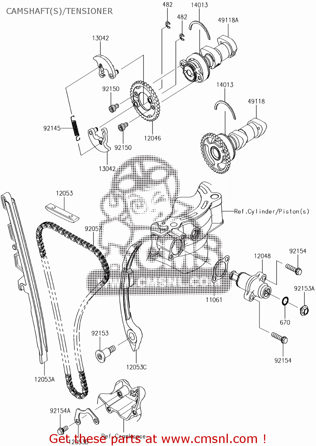 120530234: Guide-chain,rr Kawasaki - buy the 12053-0234 at CMSNL