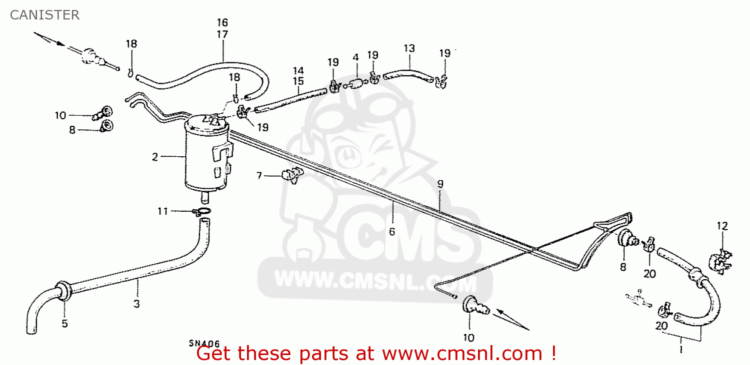 17706692003: Clamp,fuel Pipe Honda - buy the 17706-692-003 at CMSNL