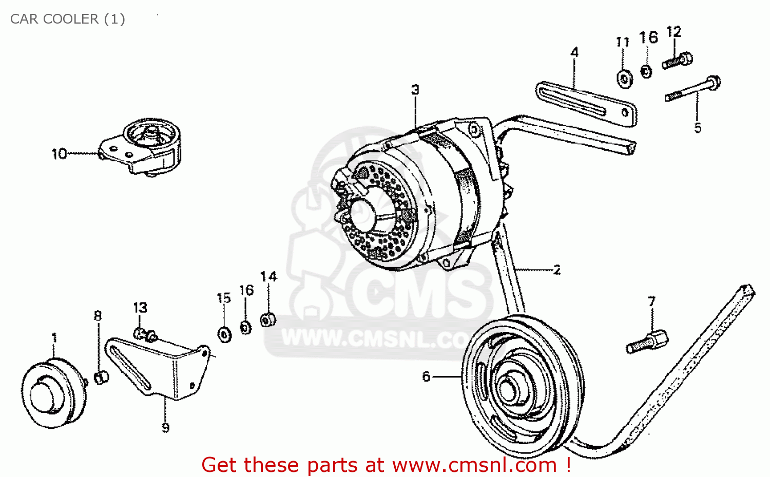 31100634671: Ac Generator Assy Honda - buy the 31100-634-671 at CMSNL