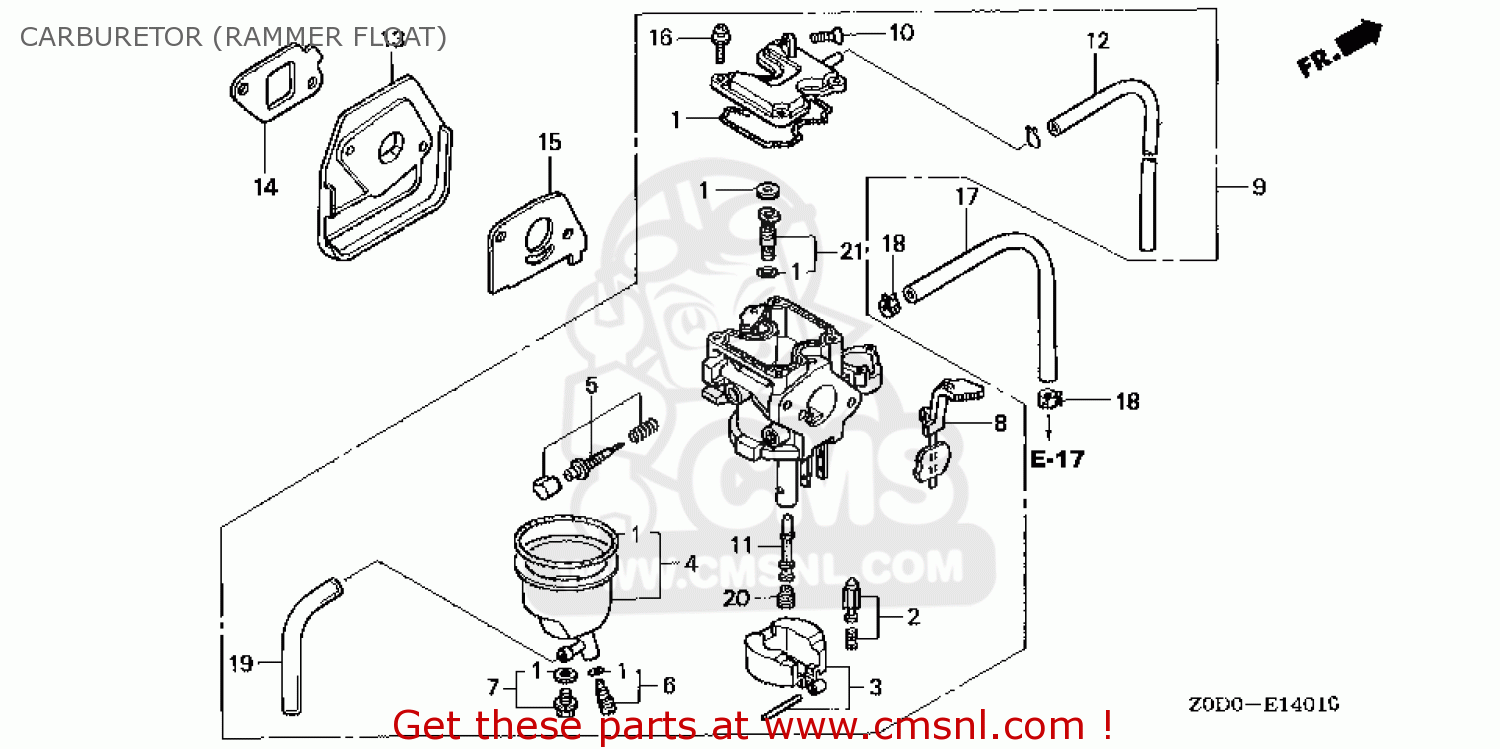 16100Z0DV22: Carburetor Assy(s Honda - buy the 16100-Z0D-V22 at CMSNL