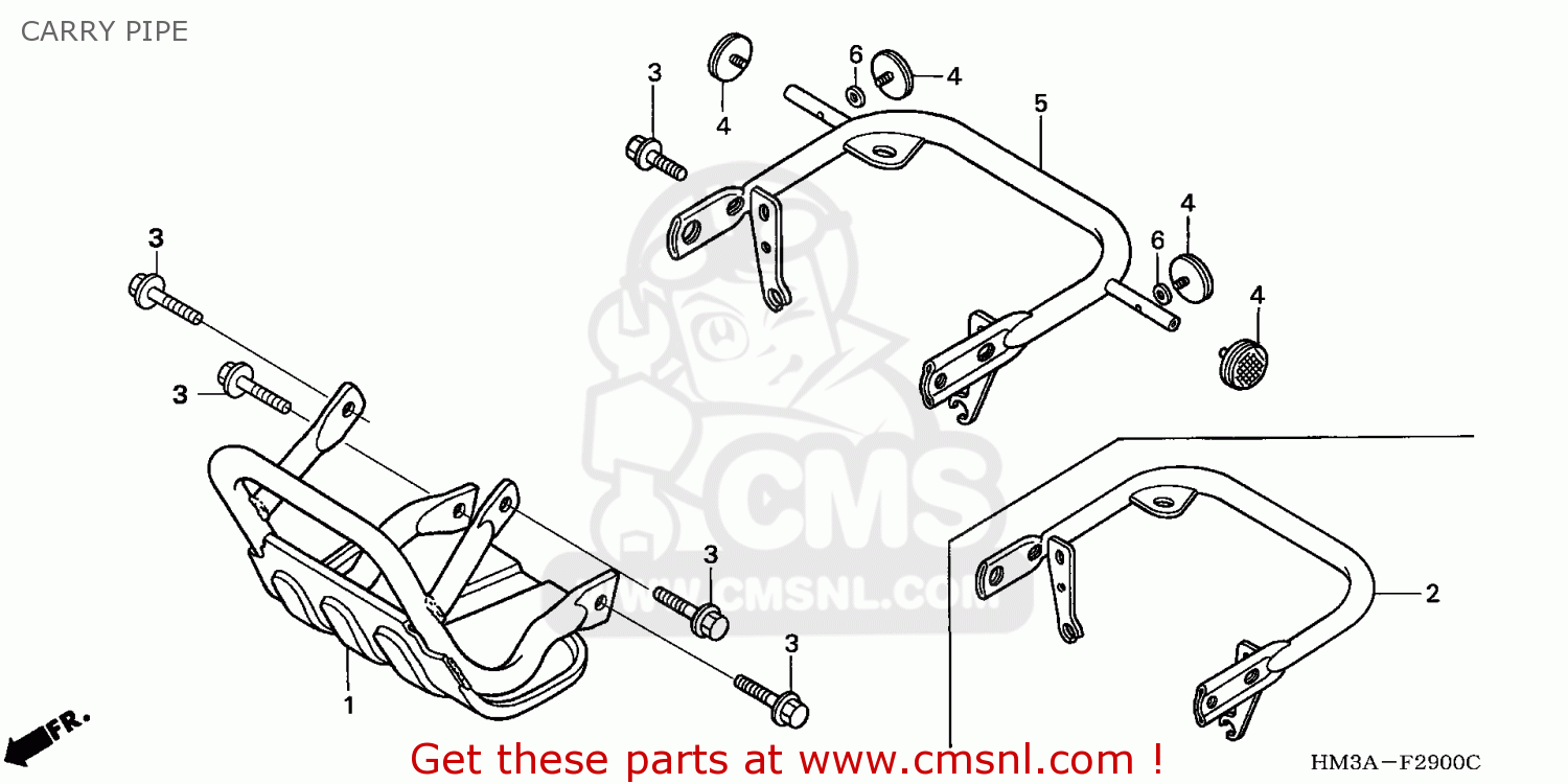 81150HM3900: Pipe Comp,fr Carr Honda - buy the 81150-HM3-900 at CMSNL