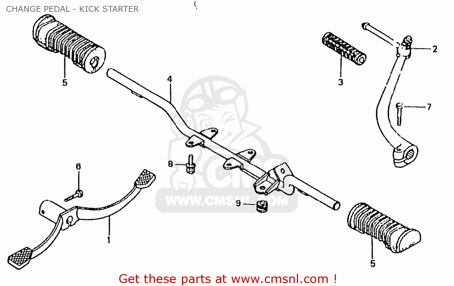 50610GF4000: Bar,comp,step Honda - buy the 50610-GF4-000 at CMSNL