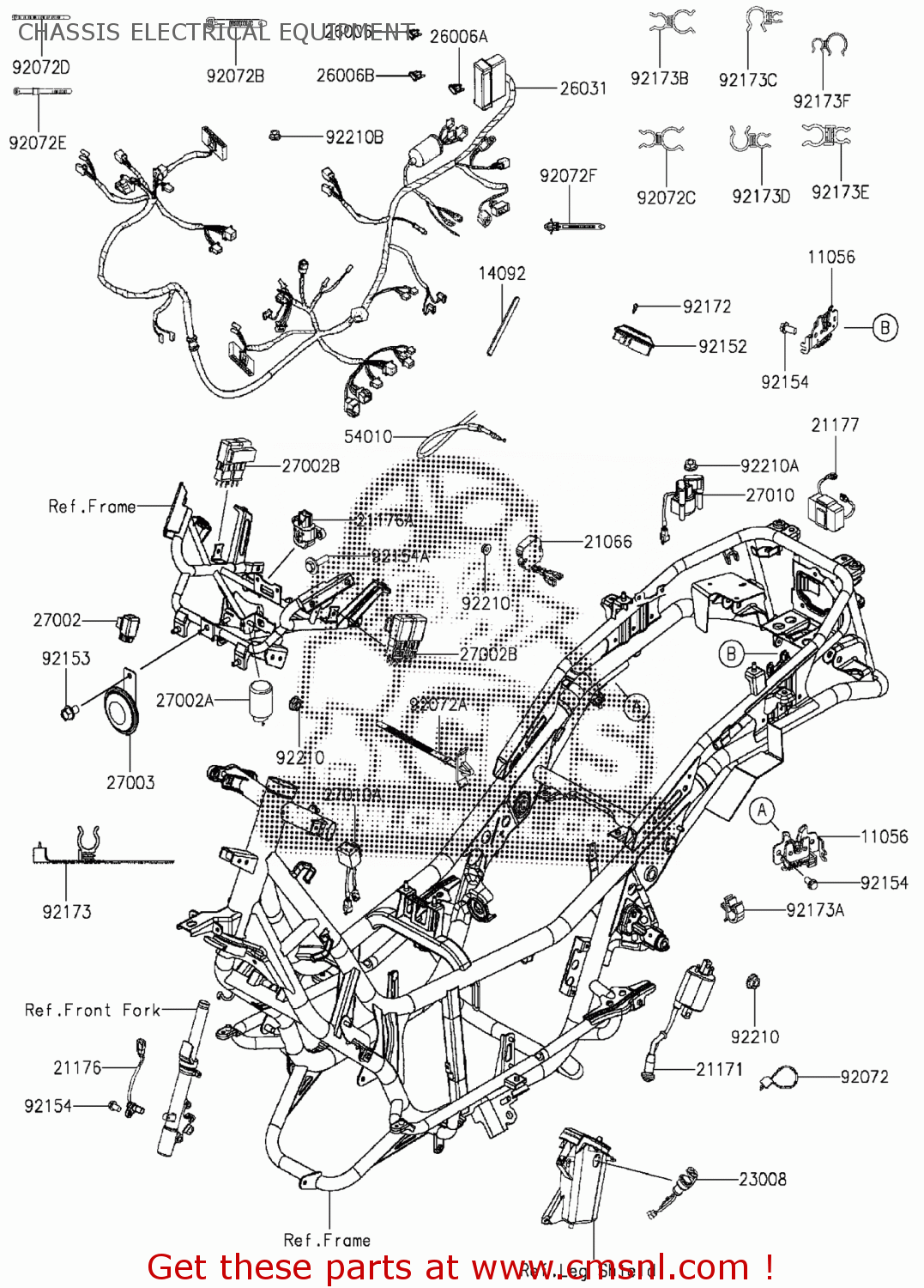 21176Y008: Sensor,vehicle-down Kawasaki - buy the 21176-Y008 at CMSNL