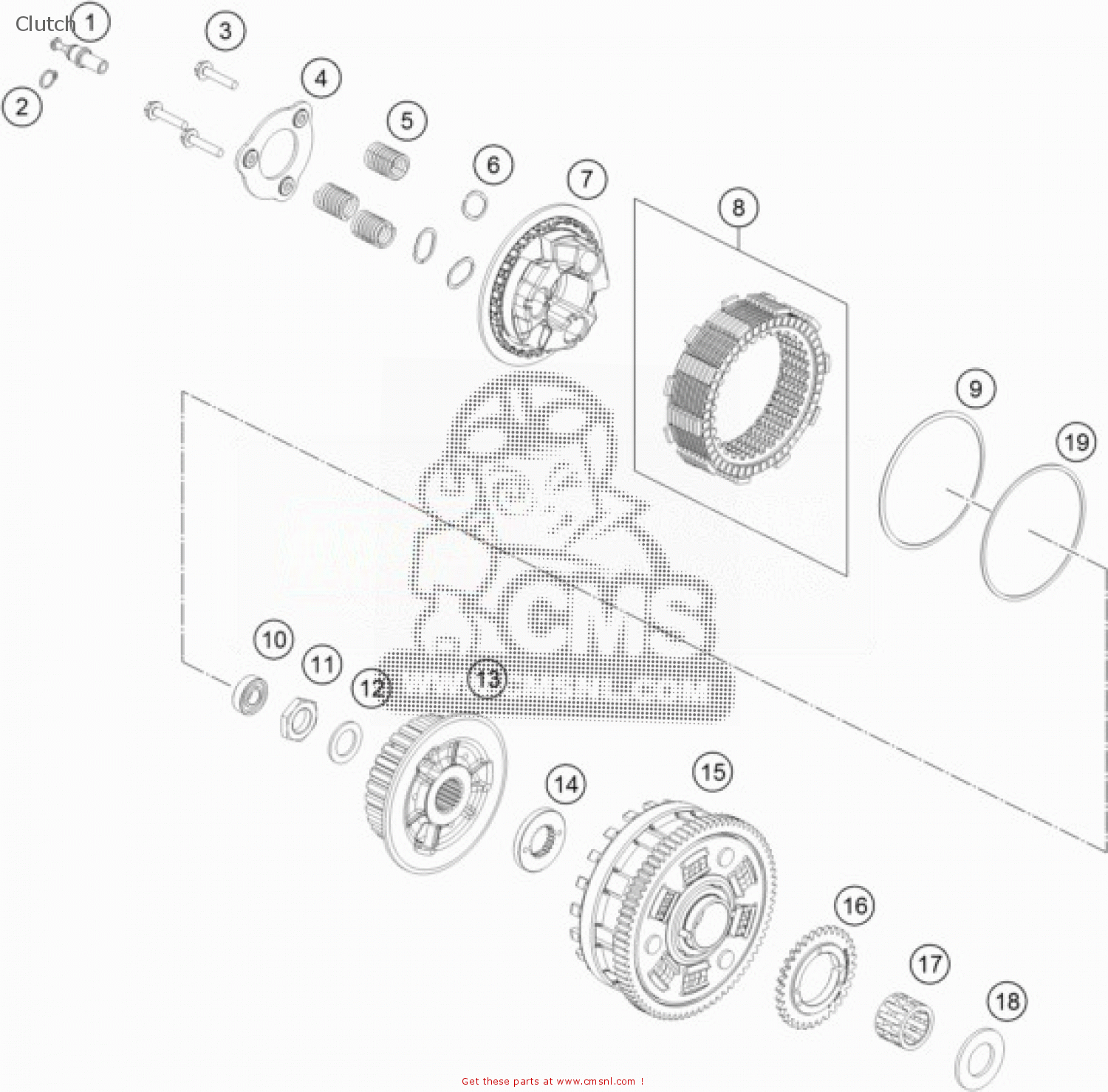 WEDGE LOCK WASHER HLS 20 for 790 Adventure R CN 2020 - order at CMSNL