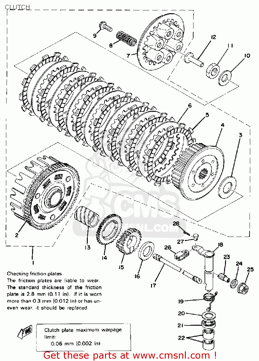 5831615000: Primary Driven Gear Comp. Yamaha - buy the 583-16150-00 at ...