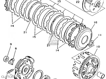3HN1662001: Clutch Carrier Assy Yamaha - buy the 3HN-16620-01 at CMSNL