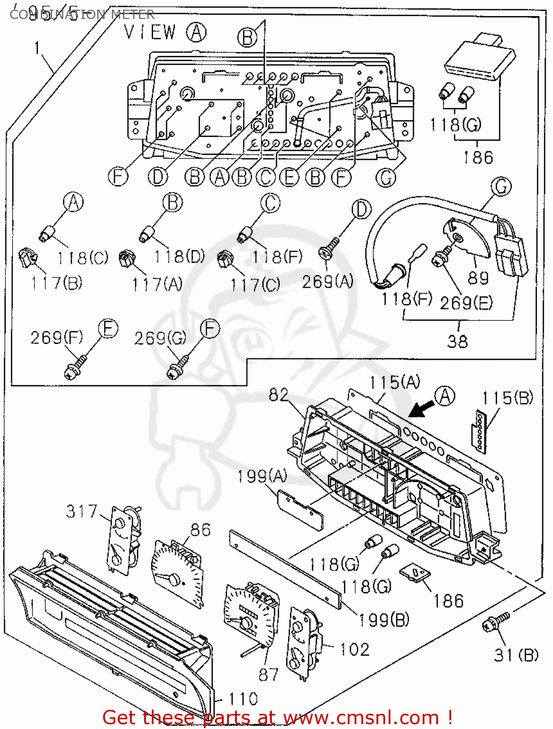 8971262730: Case, Cluster Meter Honda - buy the 8971262730 at CMSNL