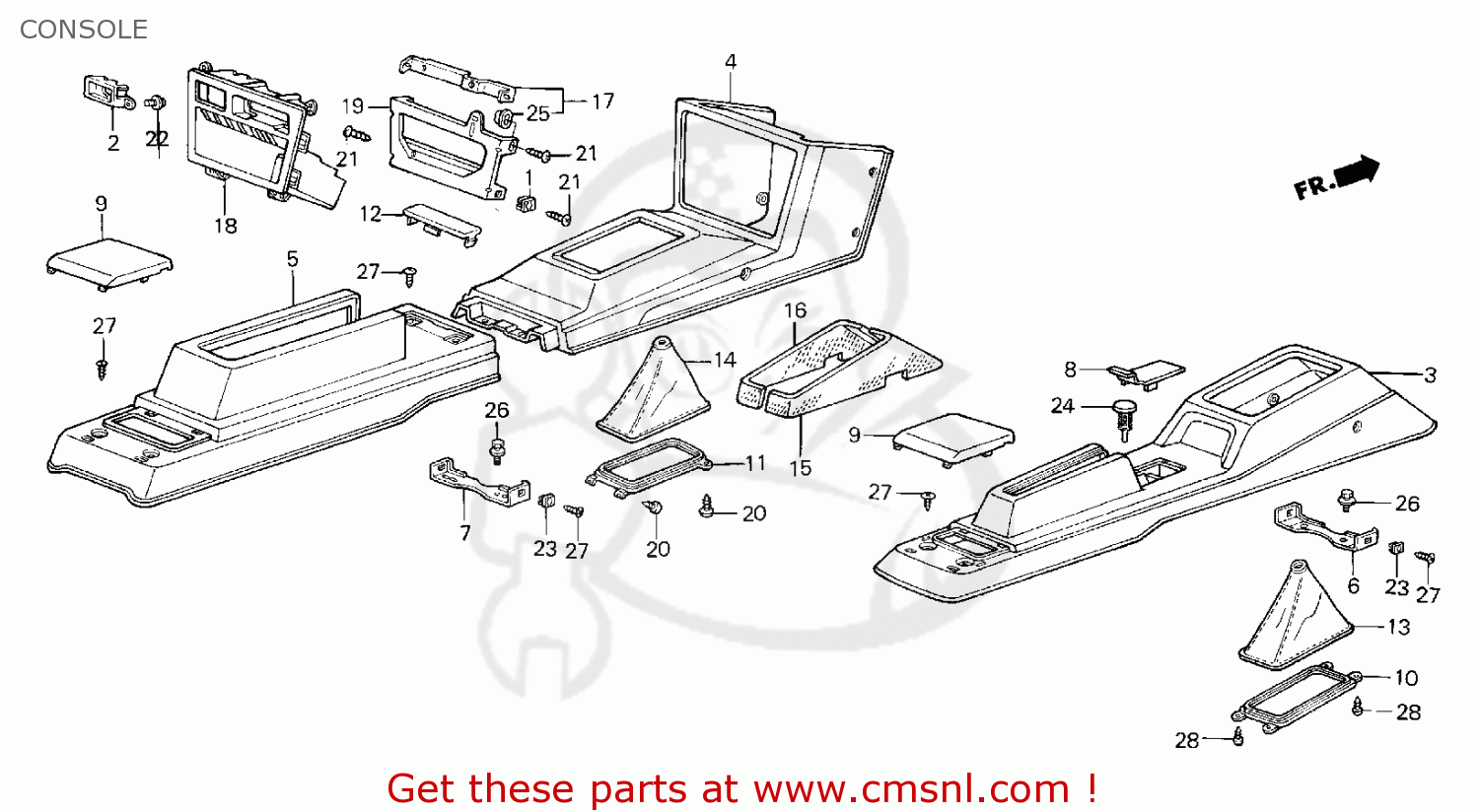 77701SB2000ZA: Consl.cent*b-32l* Honda - buy the 77701-SB2-000ZA at CMSNL