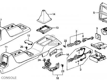 77293SH0A00ZB: Console,f*nh167l* Honda - buy the 77293-SH0-A00ZB at CMSNL