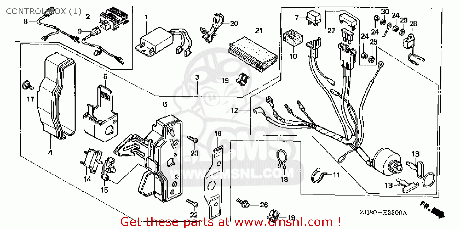 32110ZE2860: Harness Assy,sub Honda - buy the 32110-ZE2-860 at CMSNL