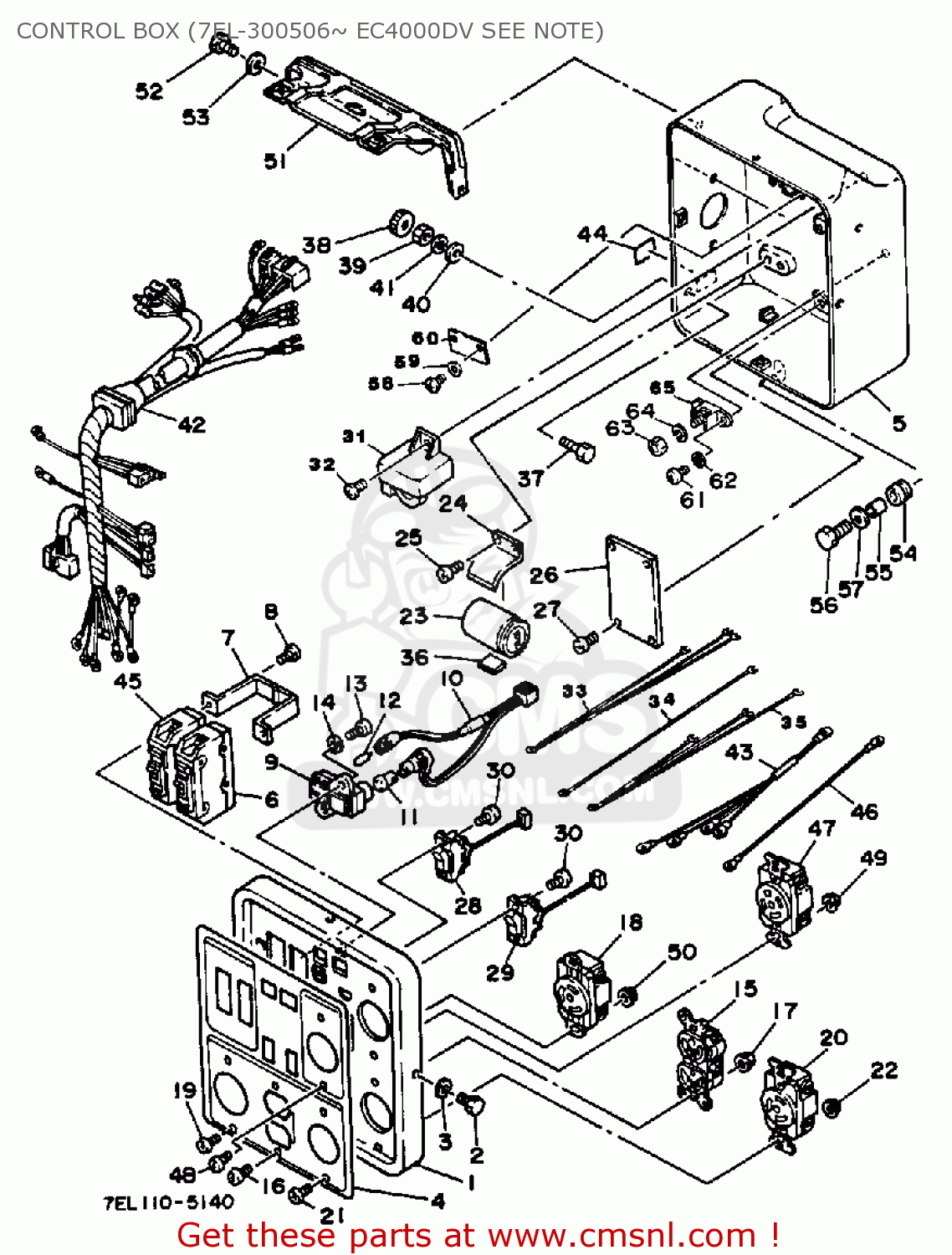 VOLTAGE REGULATOR ASSY for EC4000DV GENERATOR - order at CMSNL