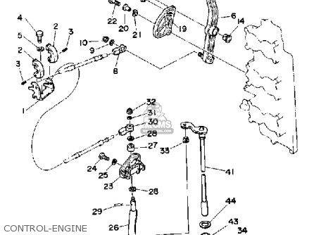 LEVER, MAGNETO CONTROL for V-6 EXCEL F 1989 - order at CMSNL