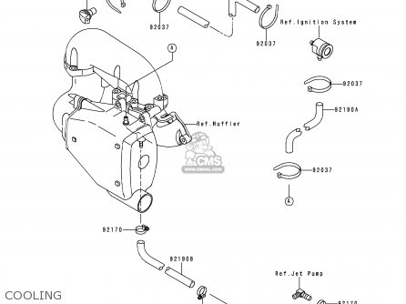 TUBE,PUMP-HULL for JS750-A3 JETSKI750SX 1994 FRANCE AL - order at CMSNL