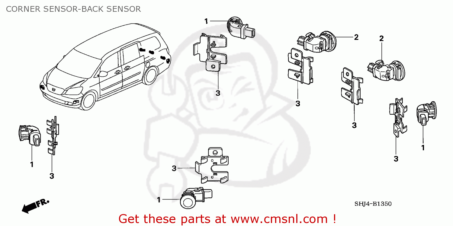 39680SHJA61ZC: Sensor Assy*b92p* Honda - buy the 39680-SHJ-A61ZC at CMSNL